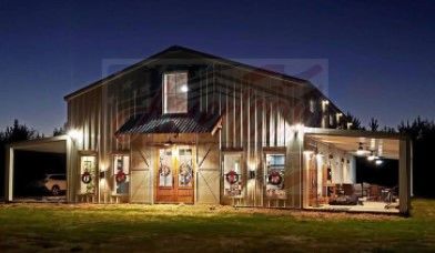 Farmhouse Barndominium Shell by American-Structures