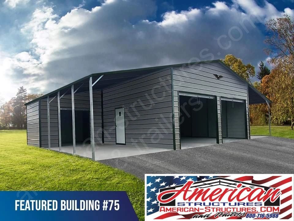 #75 - 48X30X11/8 GARAGE - ON SALE NOW - LOW AS $2467 DOWN!
