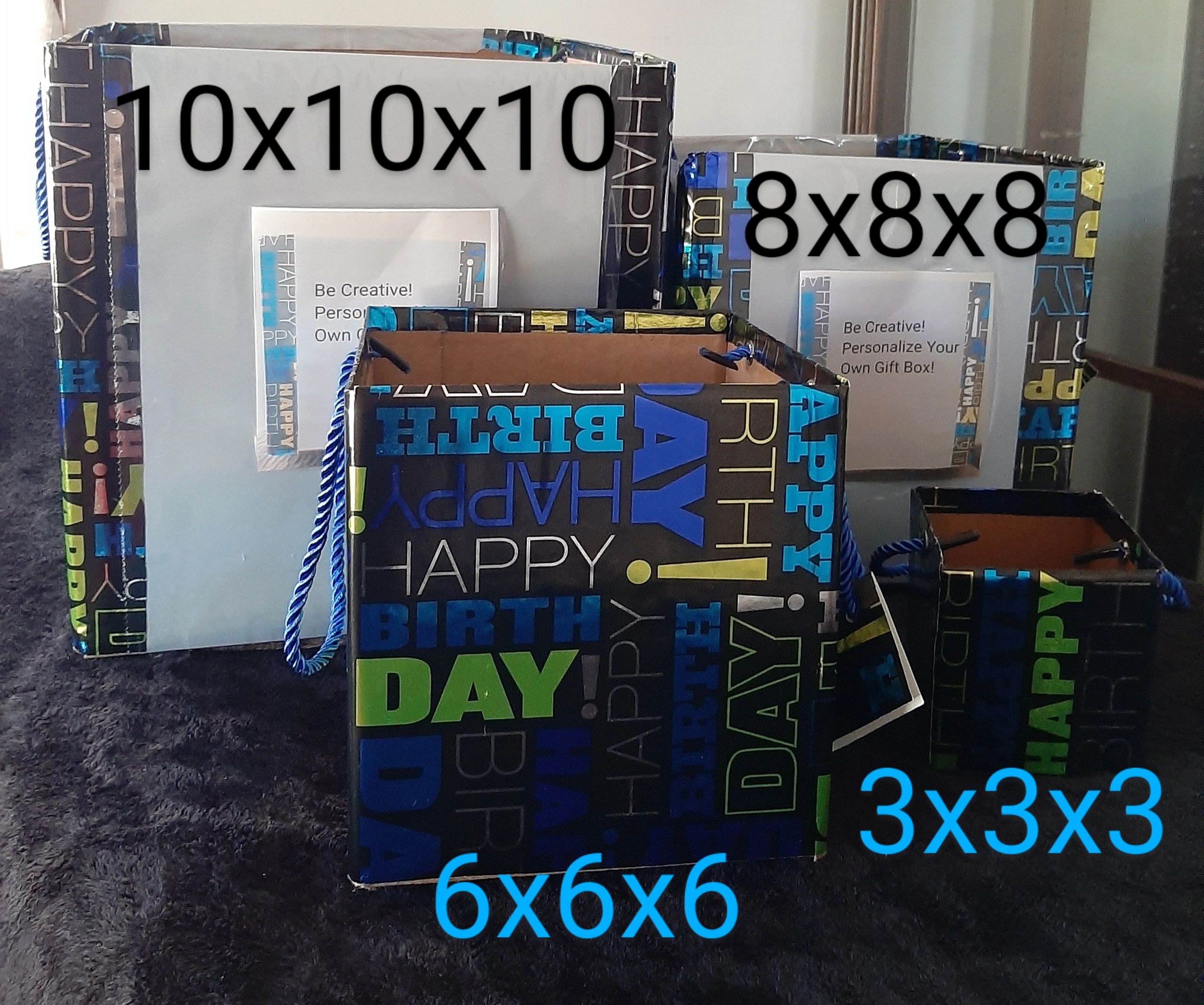 Box N Occasions - Special Occasions, Handmade Cubed Gift Boxes