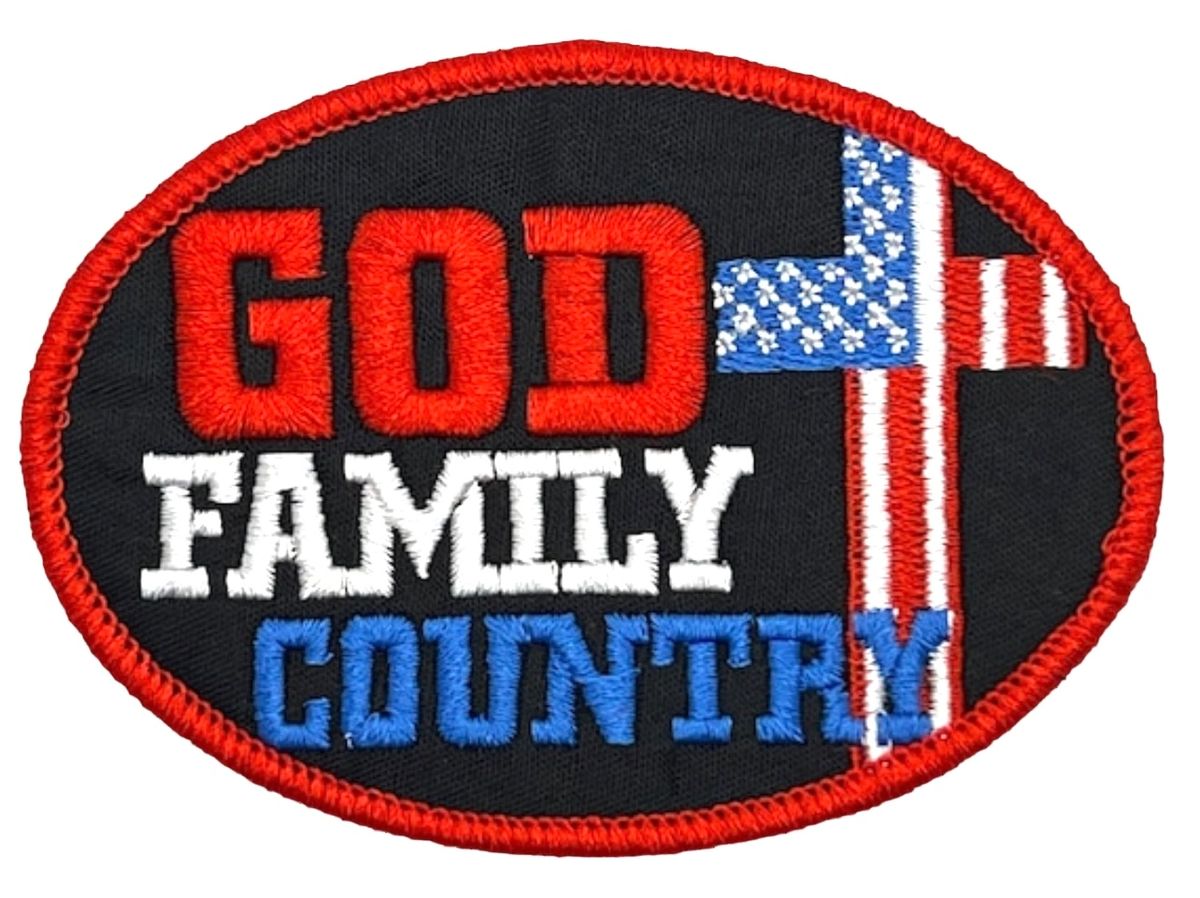 God Family Country Patch