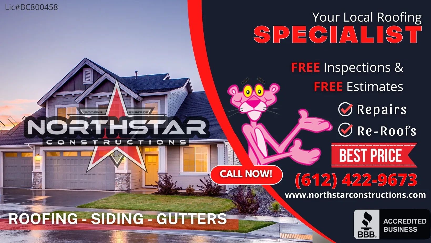 Roofing Specialists - Northstar Constructions Llc