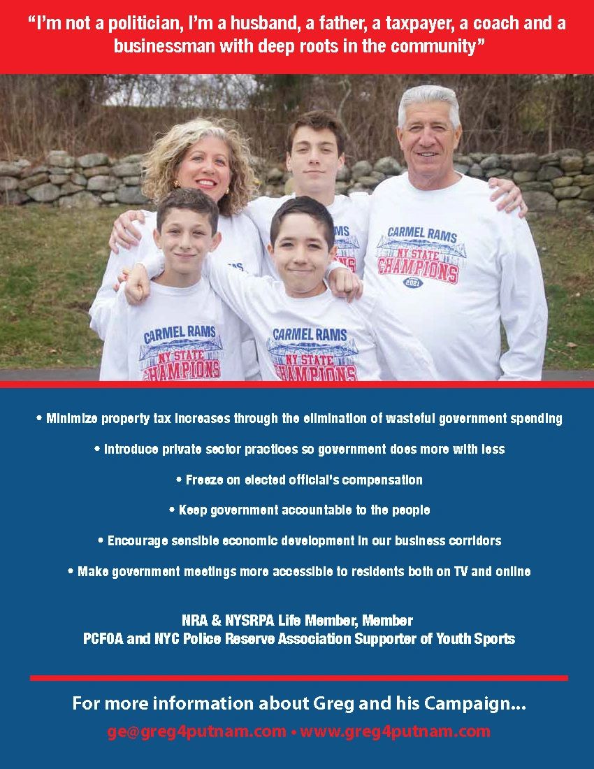 Campaign - Greg Ellner For Putnam County Legislator - District 5
