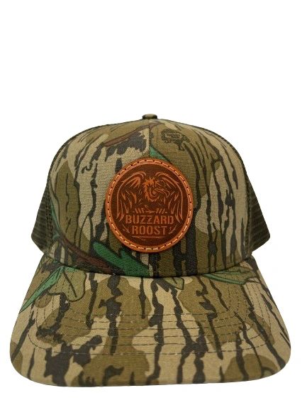 Bottomland Greenleaf Leather Patch Hat