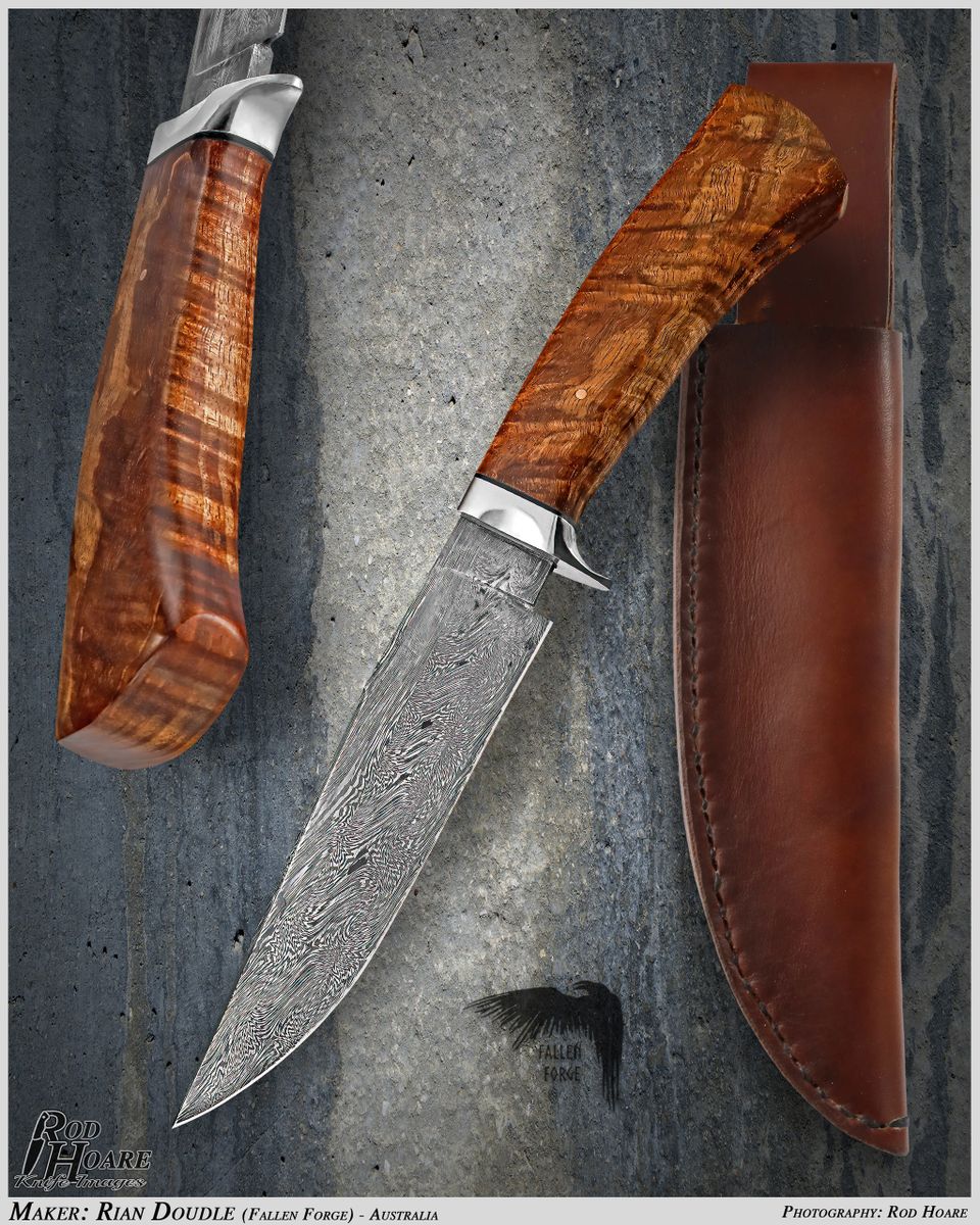 Damascus Hunting Knife