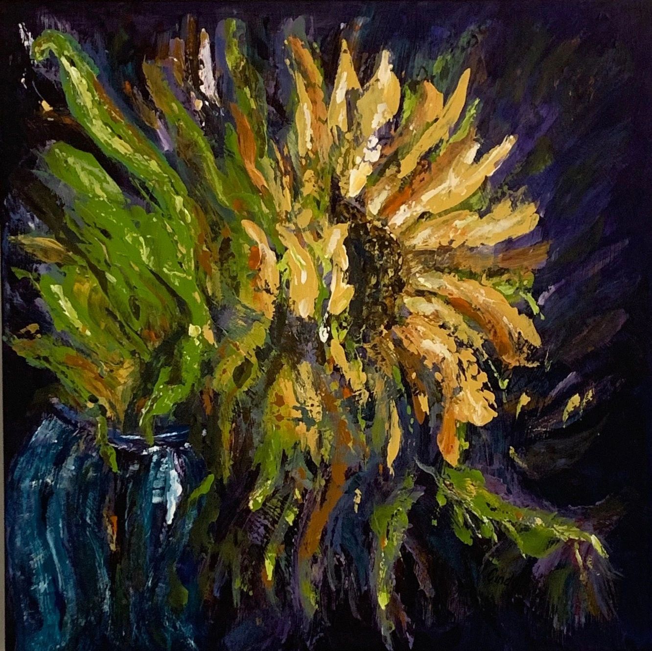 Using Expressionist Style with Brush Stroke and Palette Knife