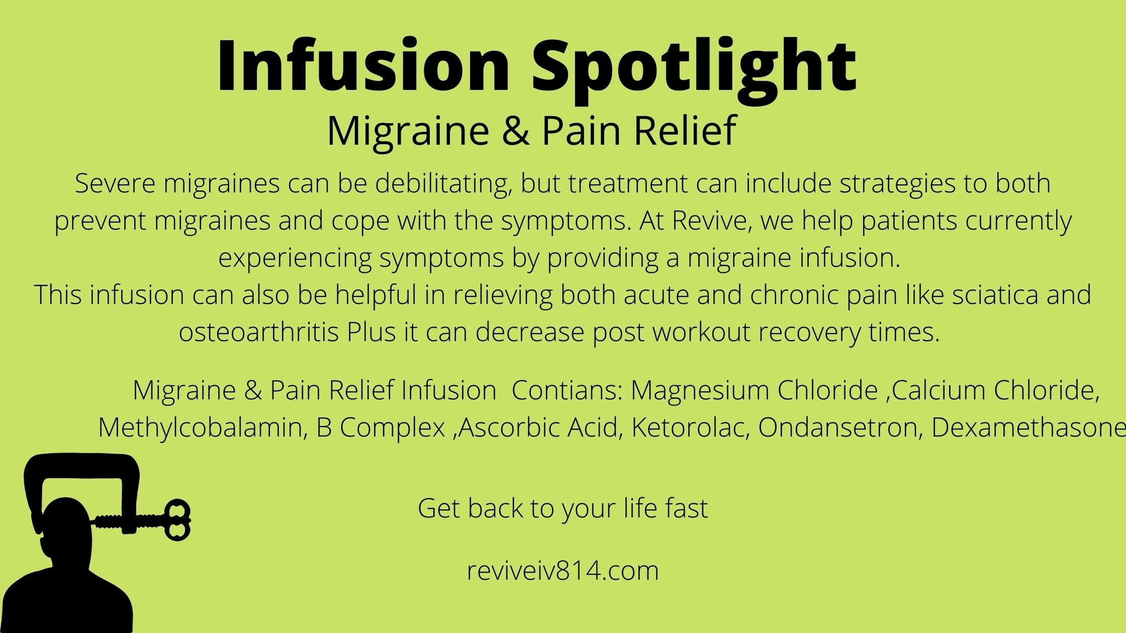 Infusion Spotlight: Migraine/Pain