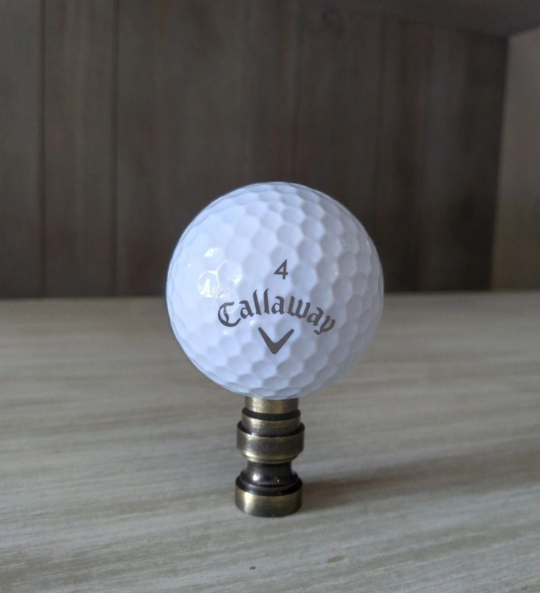 Golf Ball Lamp Shade Finial
