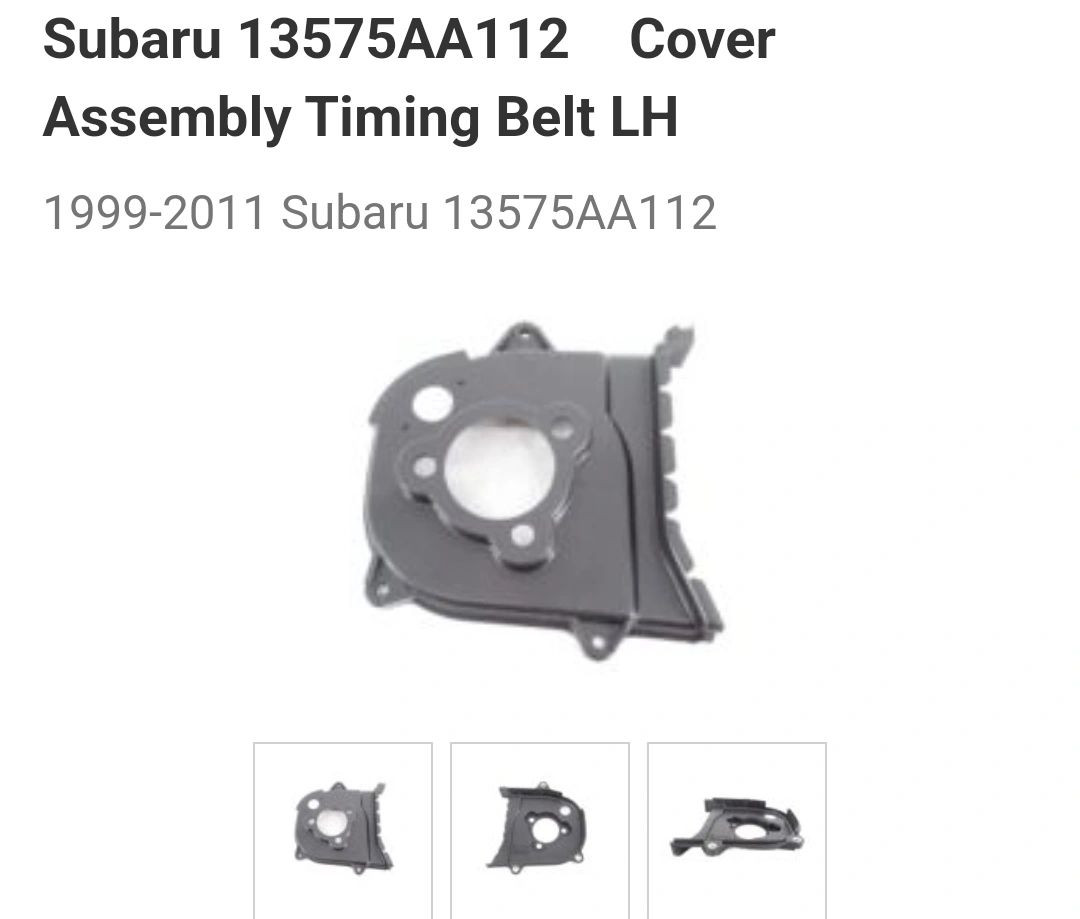 Timing Cover Right Inner 99-12