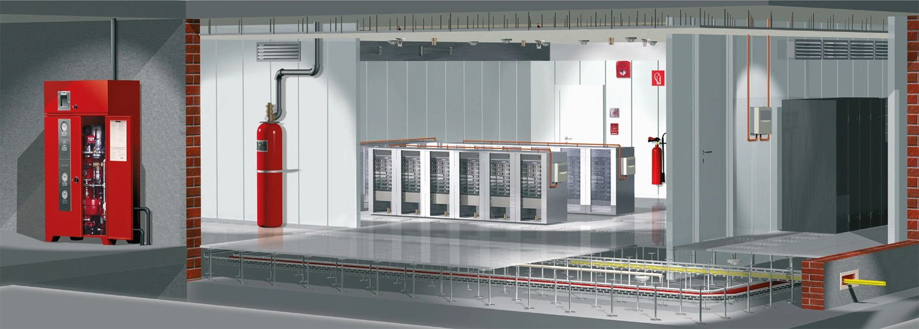 Panel Flooding System using Novec 1230 Fm 200 New Delhi India