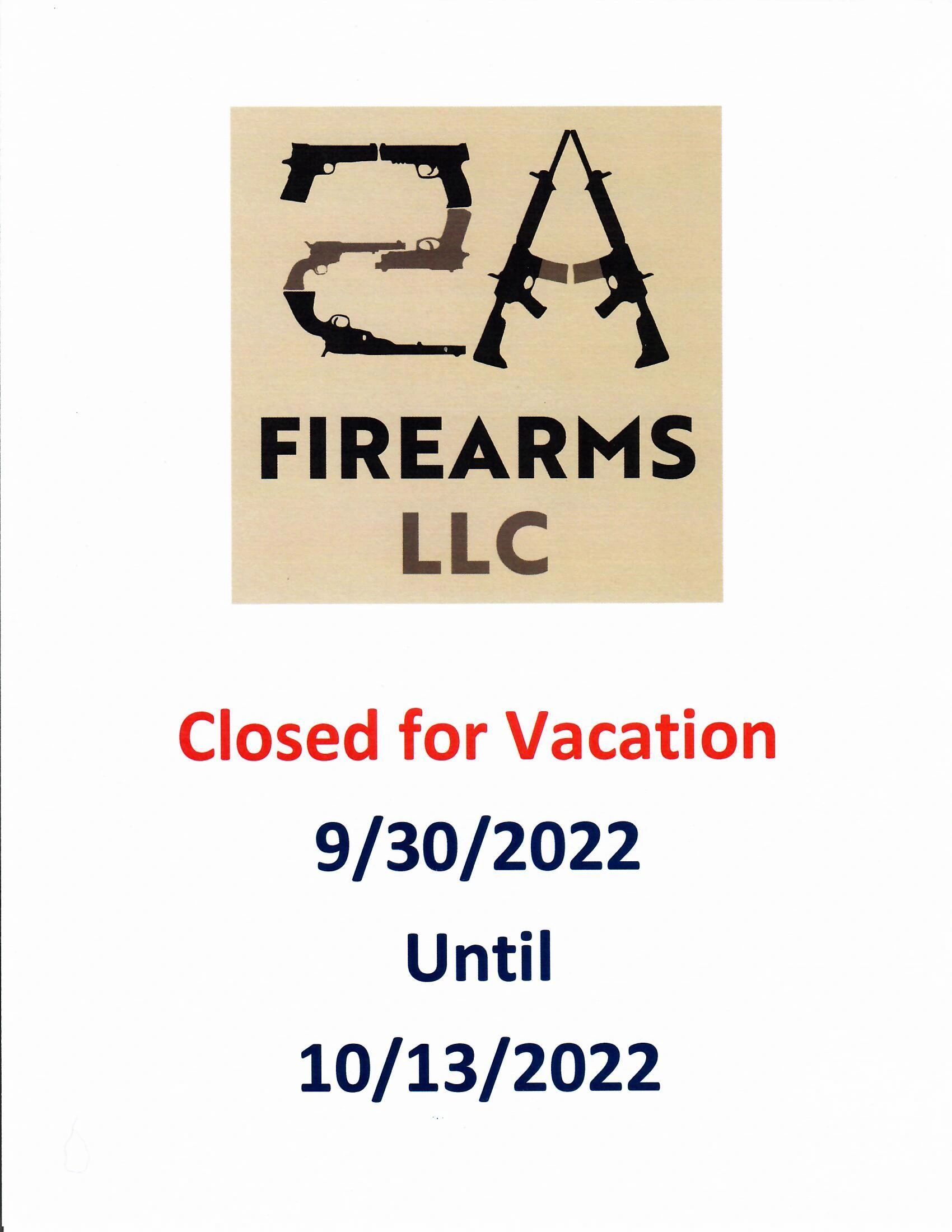 2A Firearms LLC - Firearms, Ammunition, Second Amendment