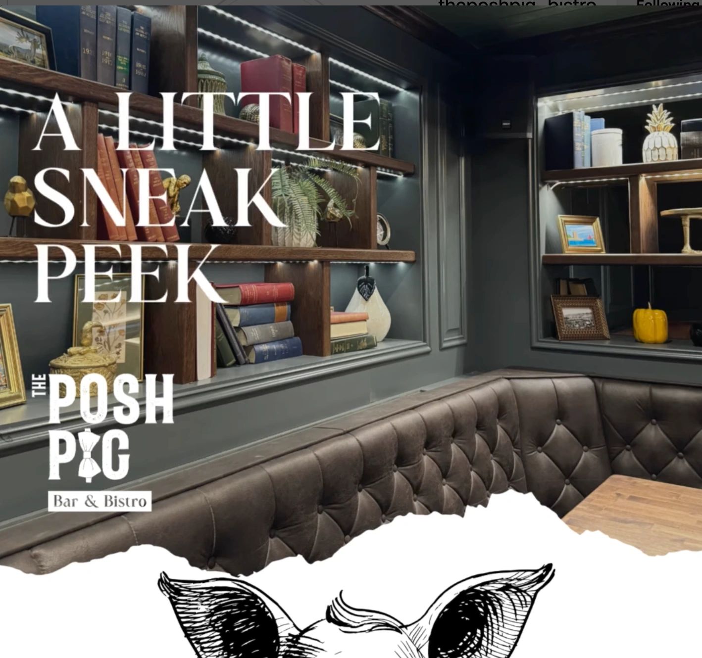 The Posh Pig Opens it's doors