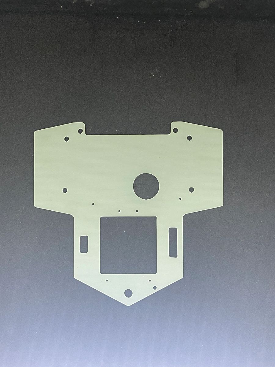 3709 radio tray (mid holes) for RC12e