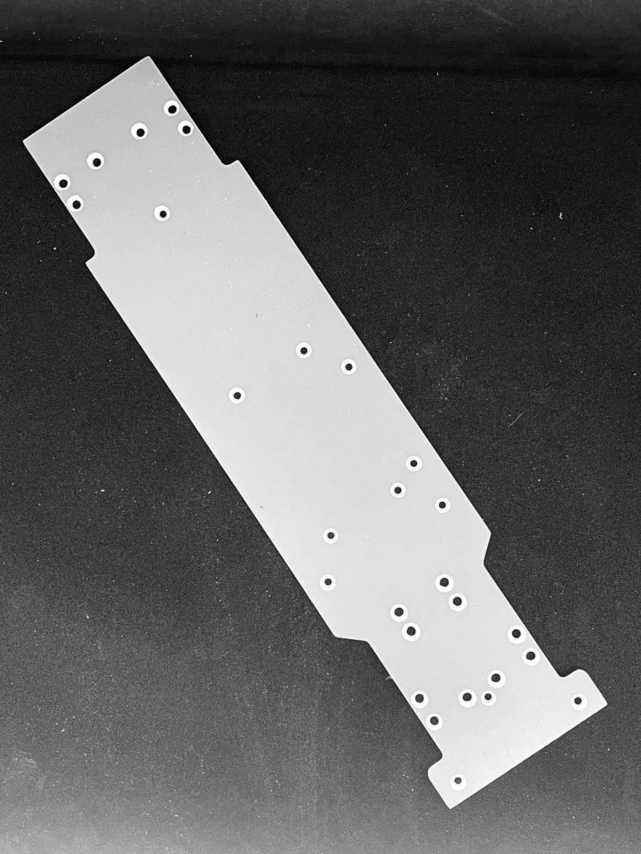 A-Main Bullet chassis plate- flat style