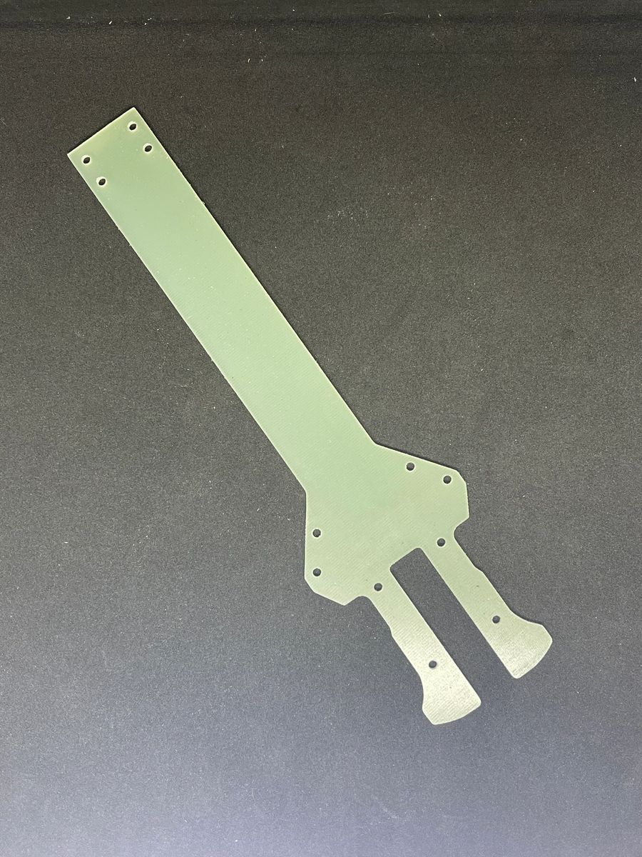 Reproduction short upper chassis to fit Schumacher T075