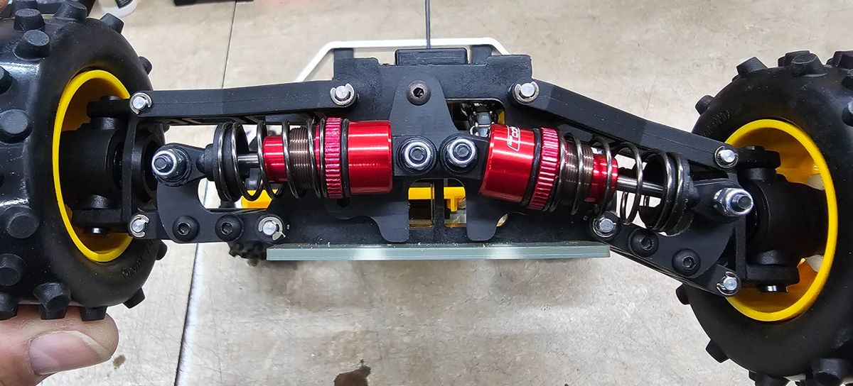 Factory Works Dual shock mount for the rerelease Yokomo 834b (uses 55mm ...