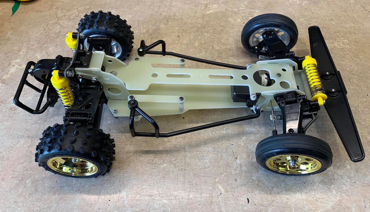 Factory Works chassis set for Tamiya Fox