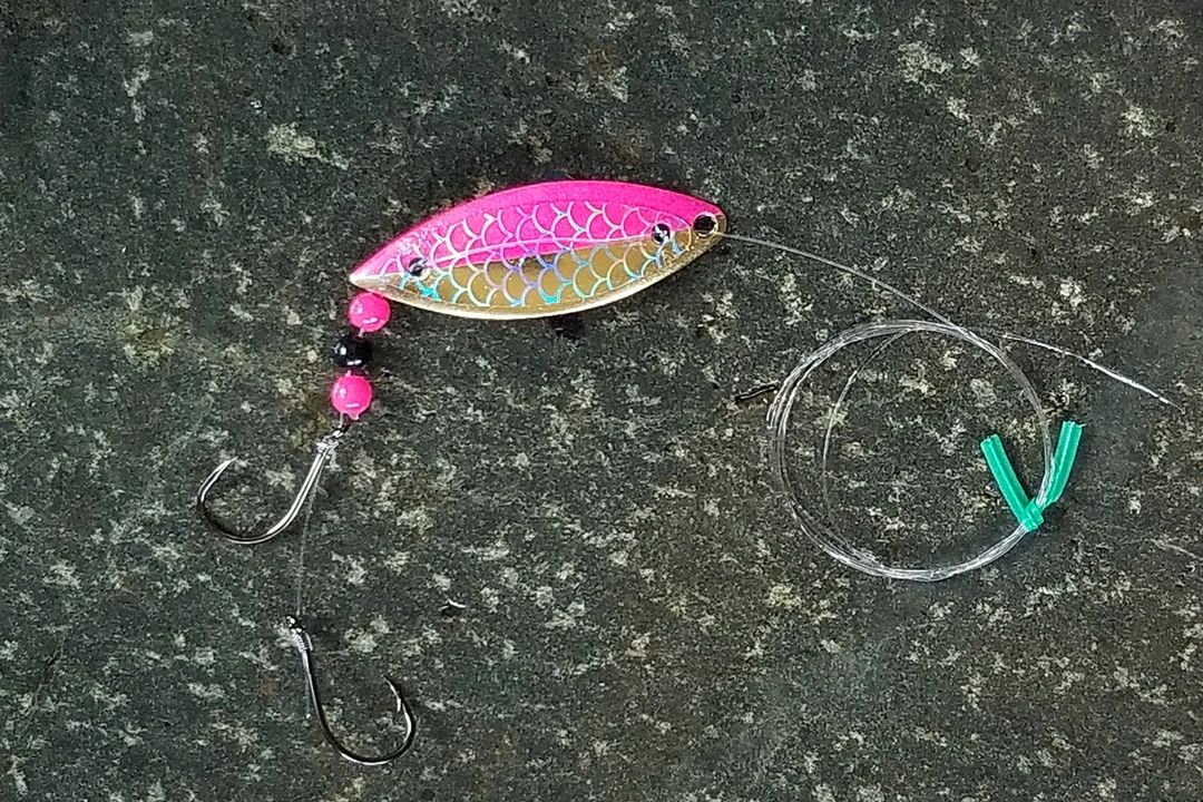 PRECISION BENT (PB) SPOON, PINK 1-1/2" BRASS