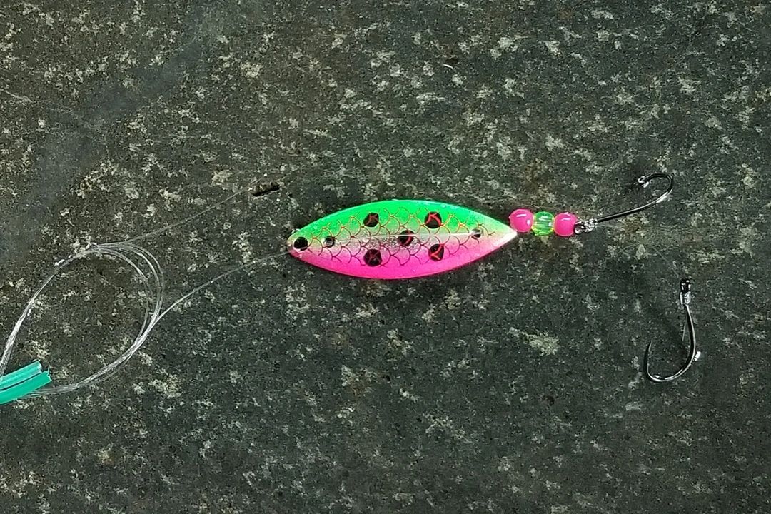 PRECISION BENT (PB) SPOON, MELON, 1-1/2" NICKEL