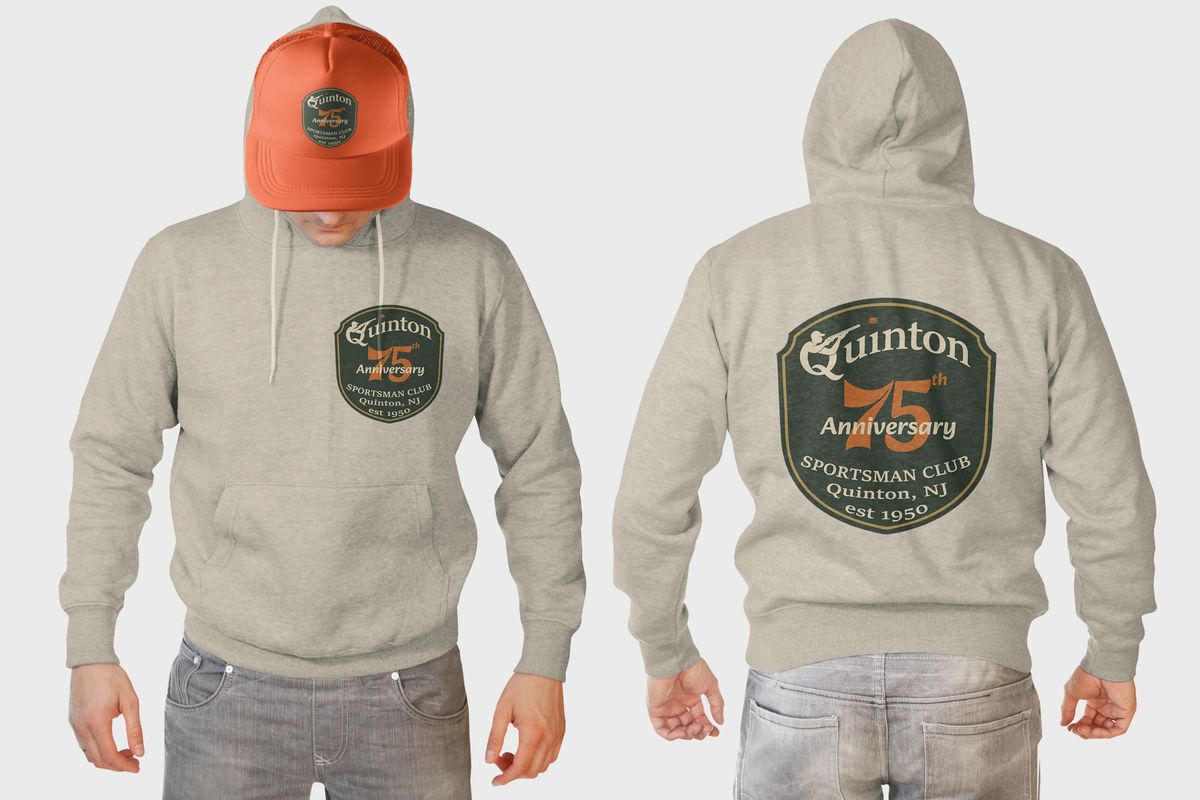 TCP Quinton Sportsman Club Cotton Blend Pullover Hoodie - 75th Anniversary