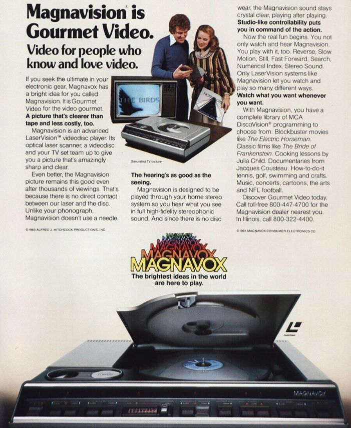 The history of the Laserdisc