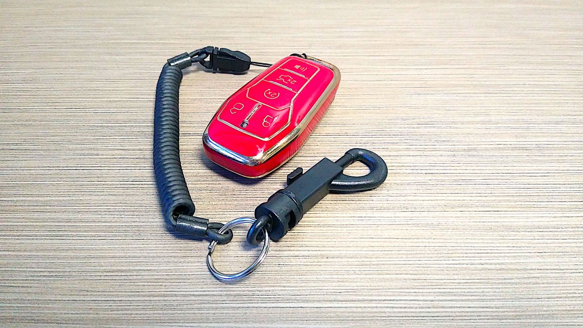 High Performance Coiled Lanyard Safety Tether- Military Grade