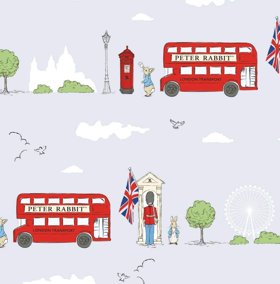 Bus Grey - Peter Rabbit London Beatrix Potter