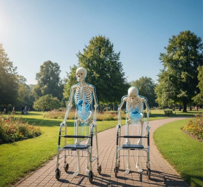 A look at the anatomy of movement when using a walker