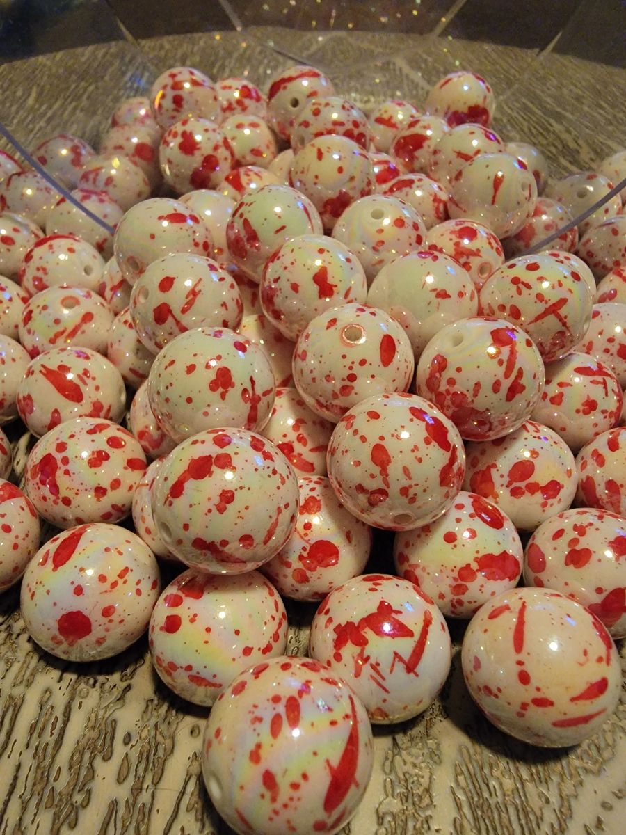 Blood Splatter Beads