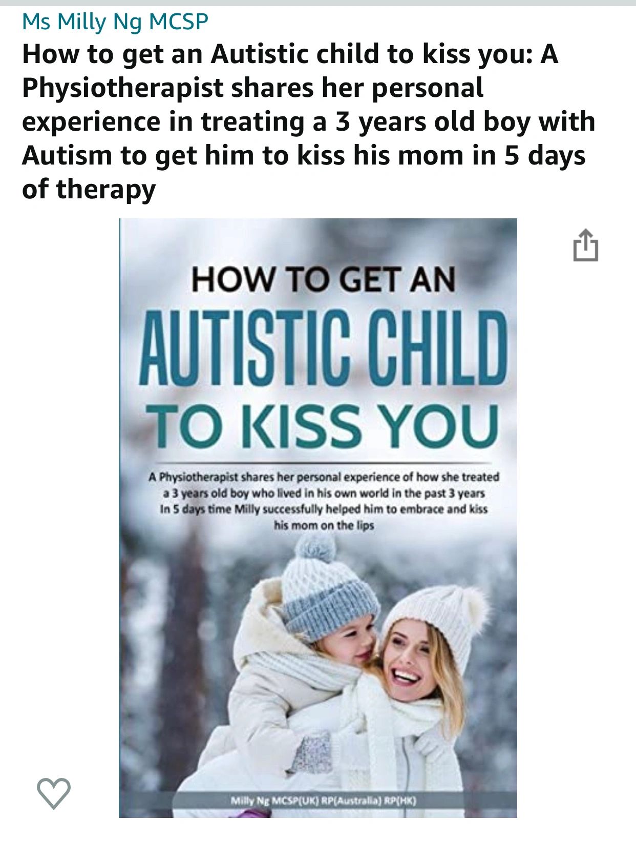 How to get an Autistic Child to Kiss You?