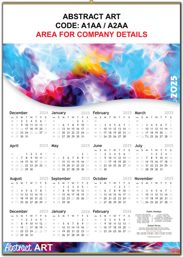 A1 and A2 Calendars, Wall Calendar Printing, Calendar Printing ...