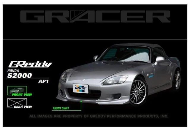 GReddy GRacer Front Lip Spoiler | 2000-2003 Honda S2000