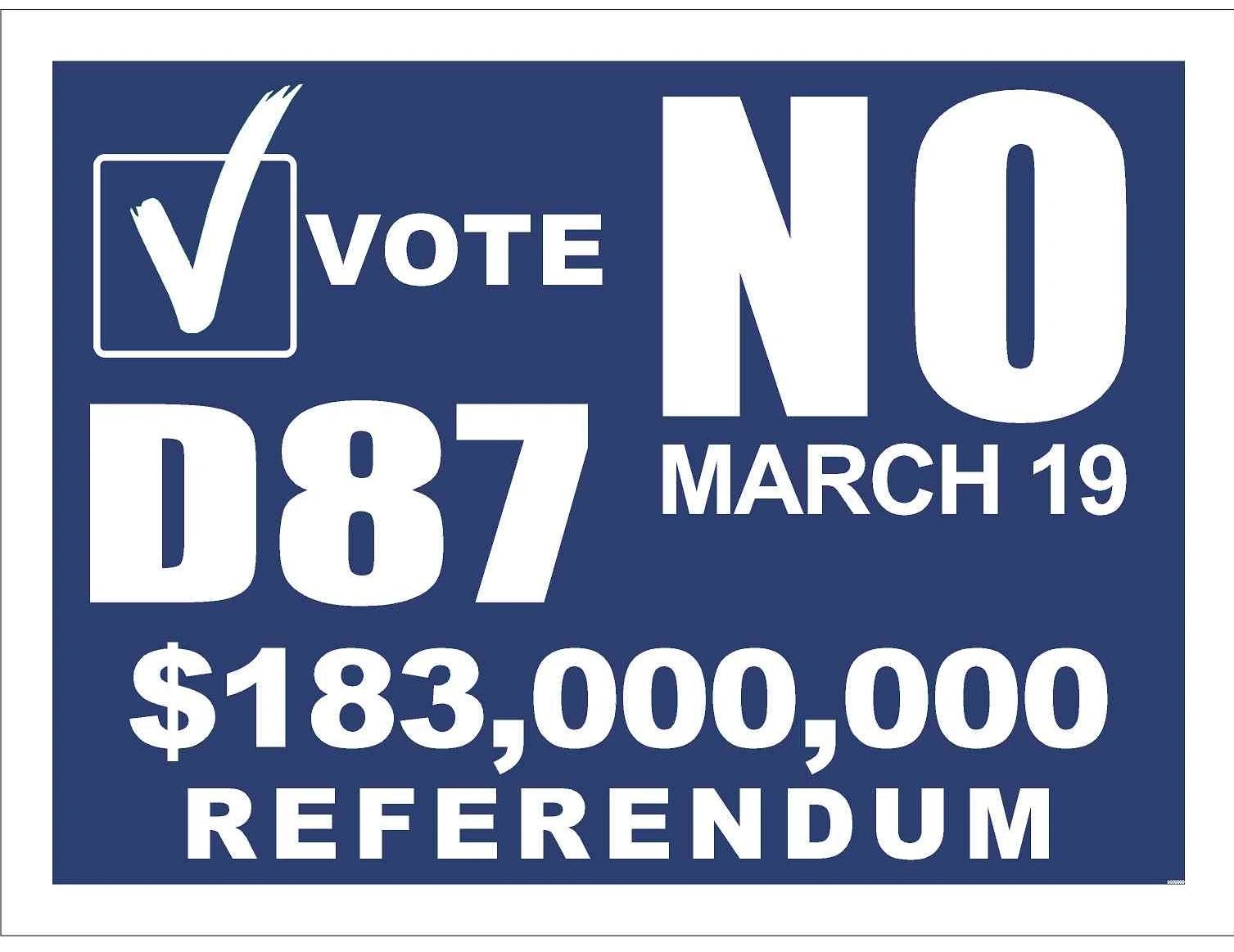Vote No District 87 Referendum
