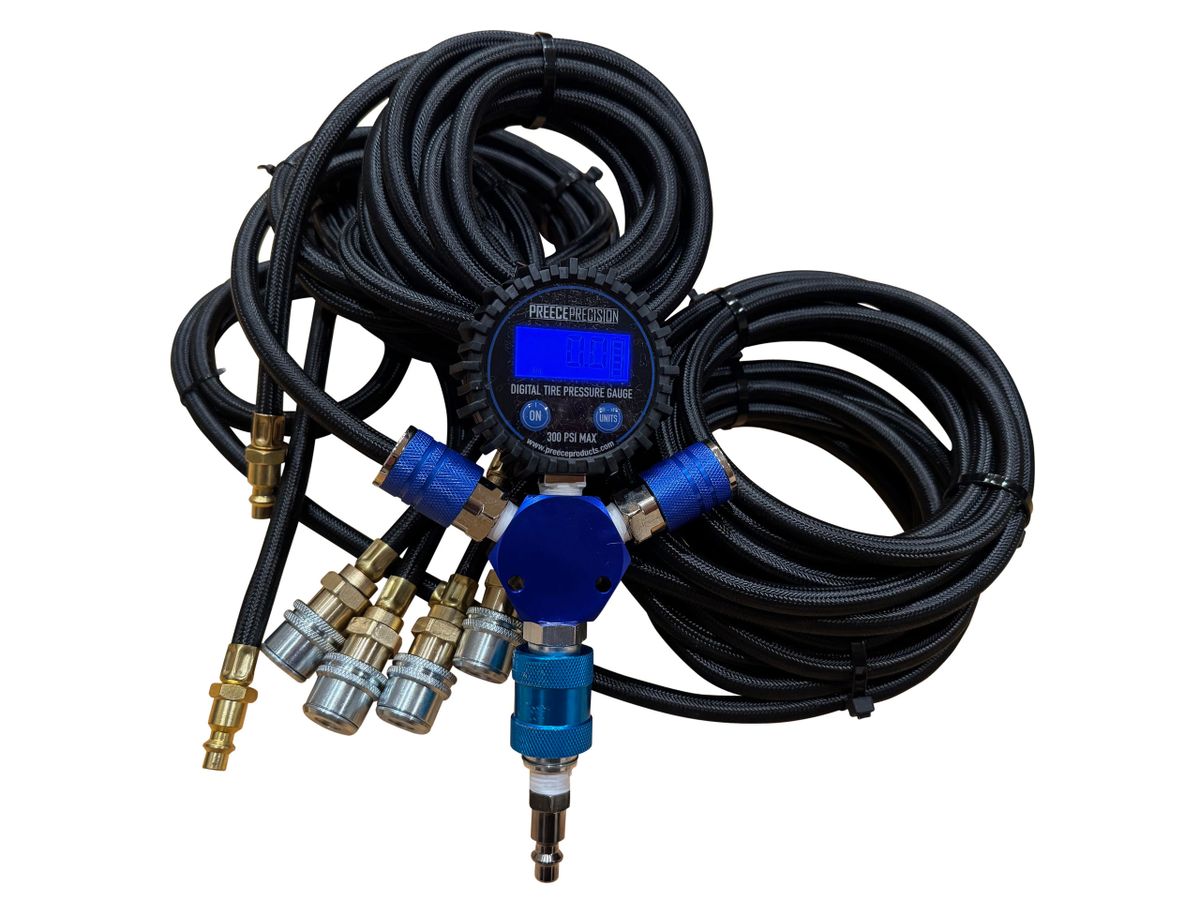 THE SOURCE Quad-FILLER 4 Way Digital Tire Inflator System