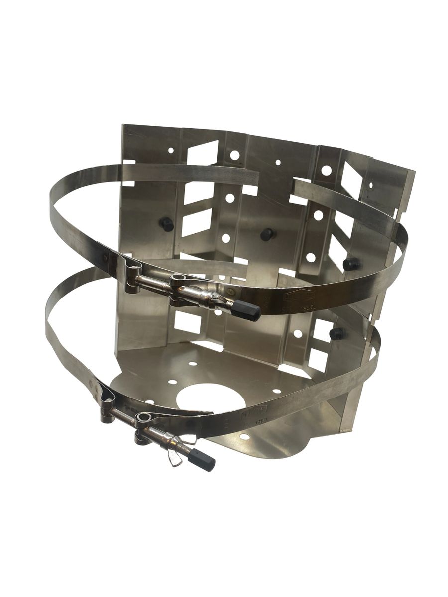 20 Lb Stainless Steel Propane Tank Vehicle and RV Mount Bracket - T ...