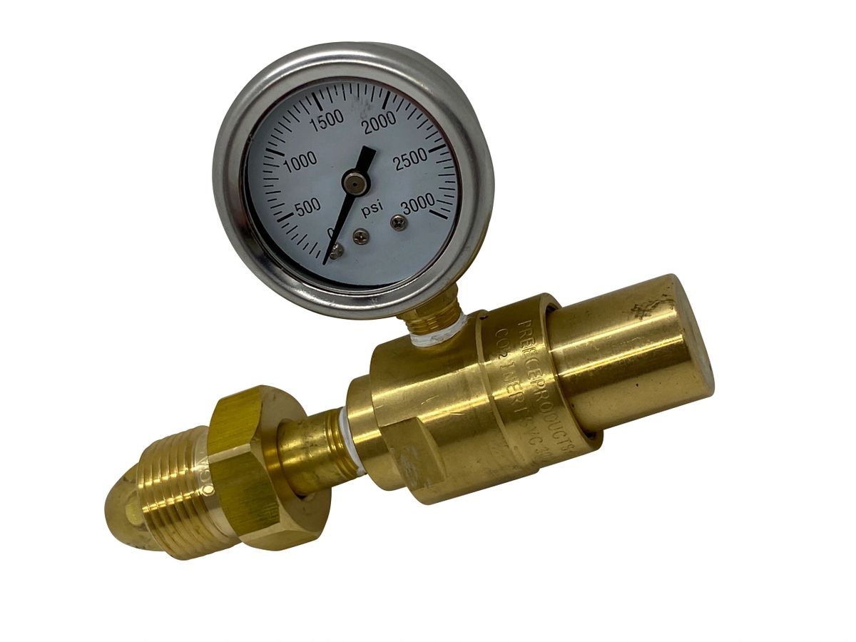Series 1000 150 PSI Fixed Flow Nitrogen Regulator w/Gauge