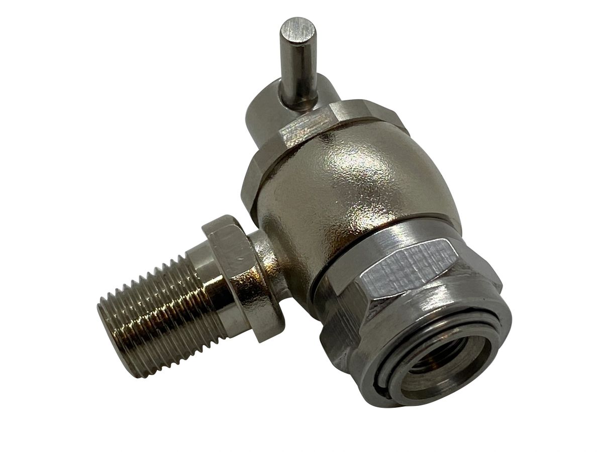 5000PSI No Air Loss Chuck, 1/8" Male NPT