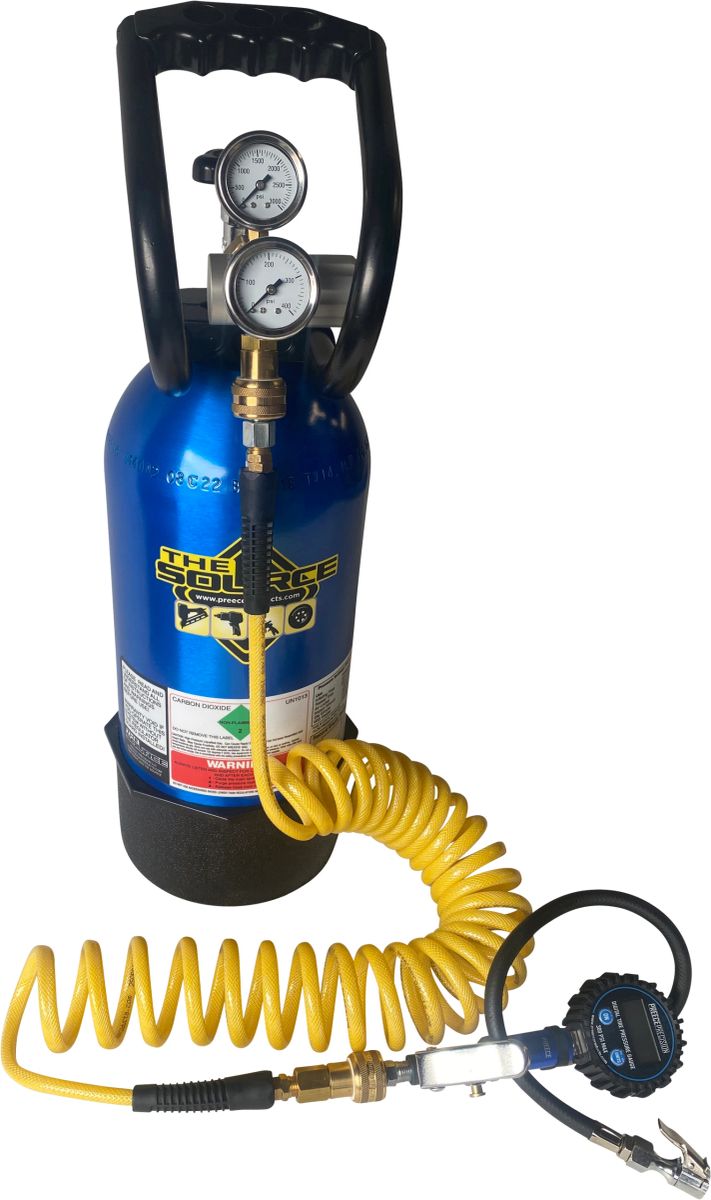 The SOURCE 10 lb Candy Blue Co2 Cylinder Tire and Air Tool System ...
