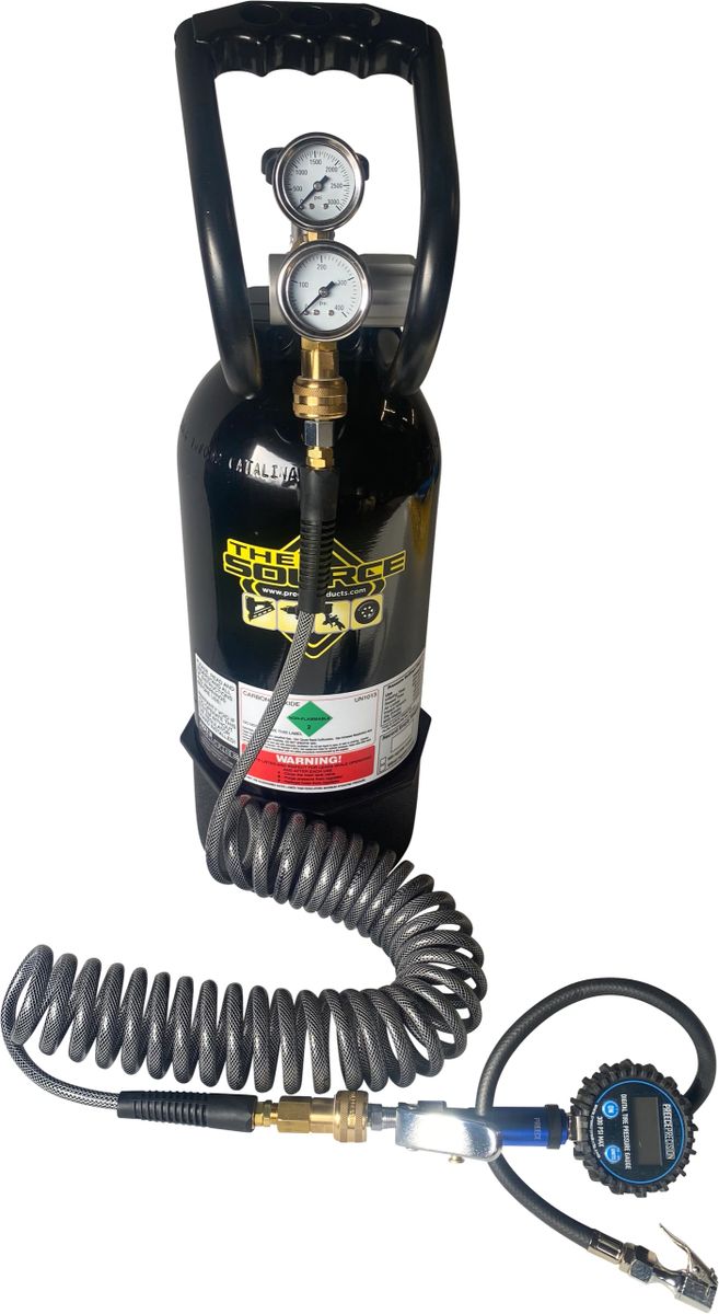 The SOURCE 10 lb Black Co2 Cylinder Tire and Air Tool System - OPTIONAL ...