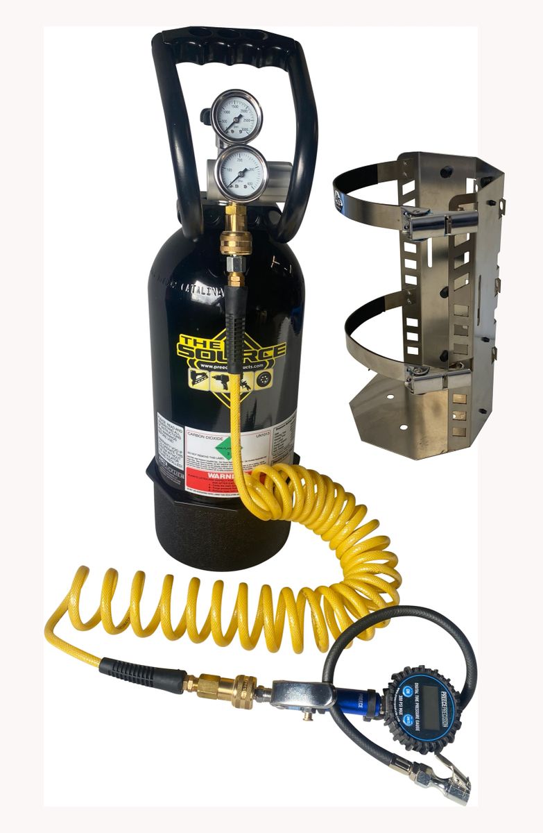 The SOURCE 10 lb Black Co2 Cylinder Tire and Air Tool System with ...