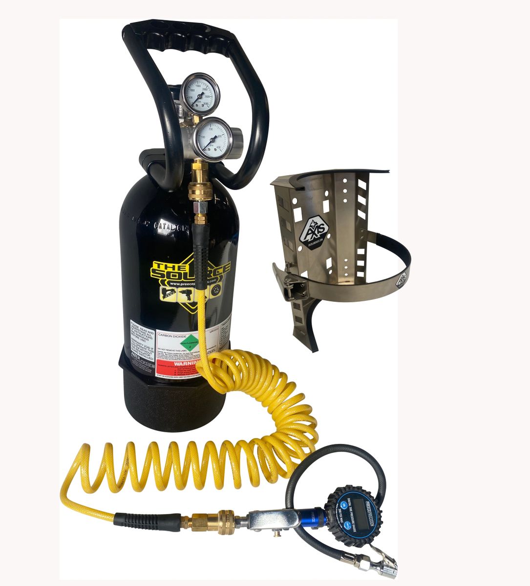 The SOURCE 10 lb Black Co2 Cylinder Tire and Air Tool System with ...