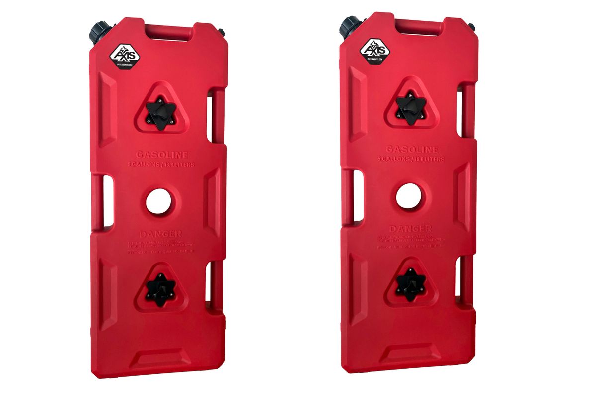 OVERLAND AXIS 5 GALLON JERRY CAN with TWO MOUNT BRACKET