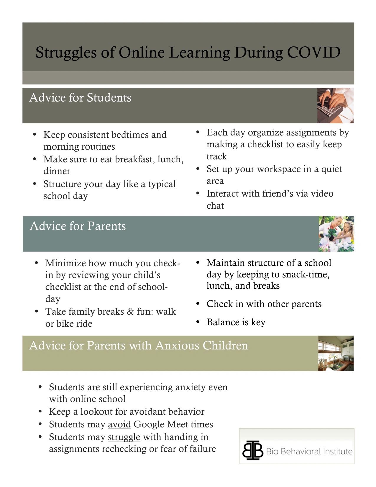 Tips for Home Schooling During Covid