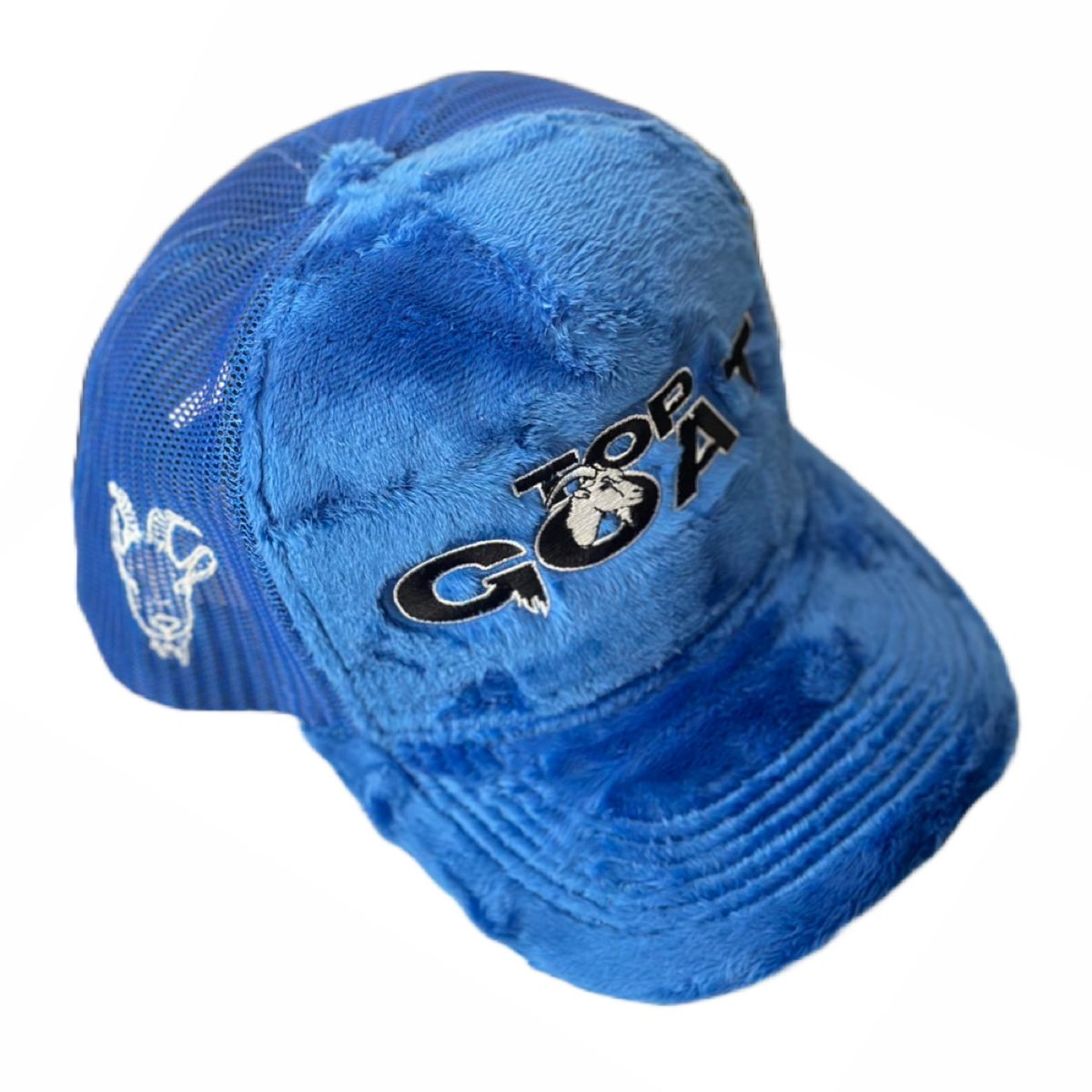 Blue Top Goat Trucker Cap