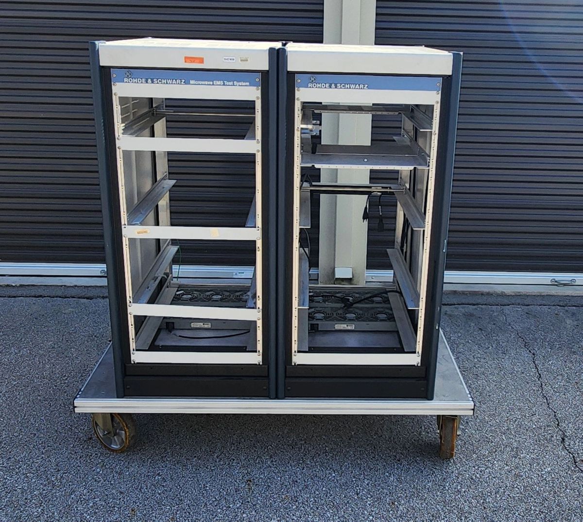 Rohde and Schwarz Microwave EMS test system rolling MayTec cart