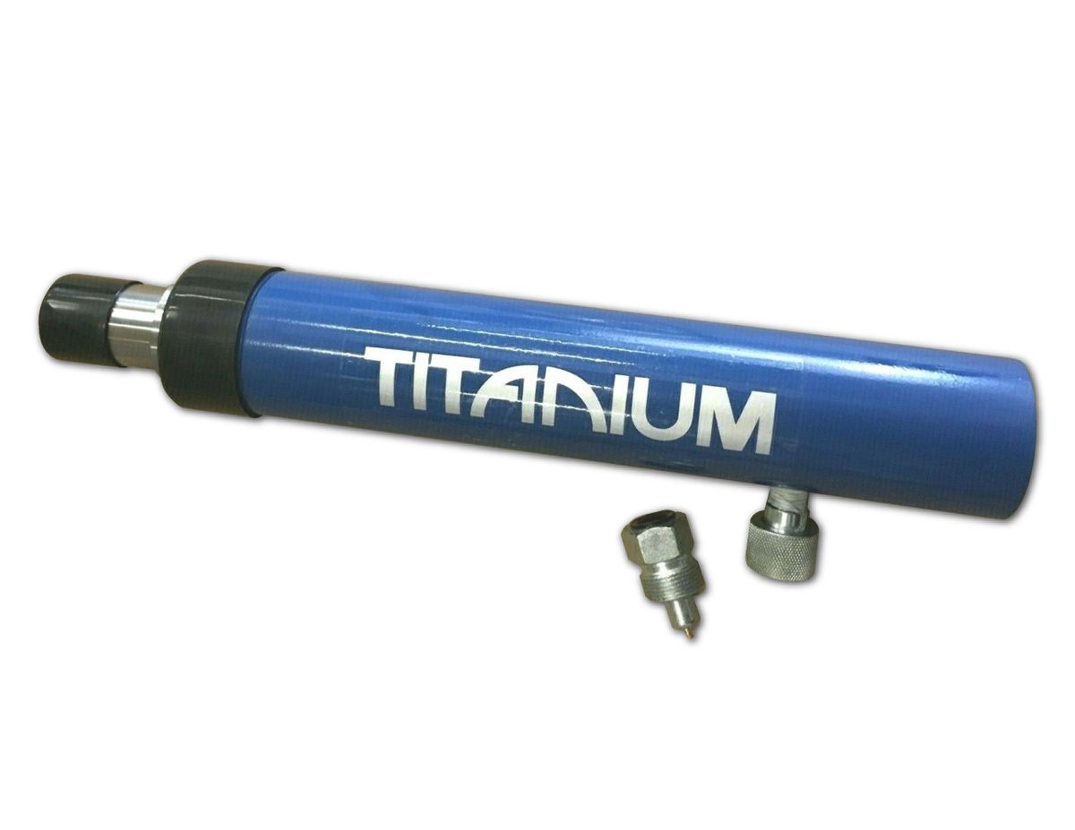 TITANIUM Professional Hydraulics 10 Ton 6 in Porta Power Ram