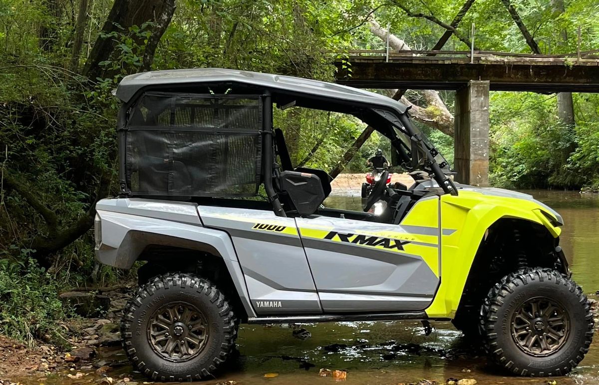 Rear RMax 4 rear mesh wind screen/window | Yamaha Wolverine Forum