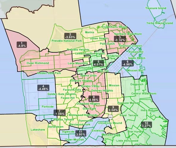 New final draft map created by the Redistricting Task Force
