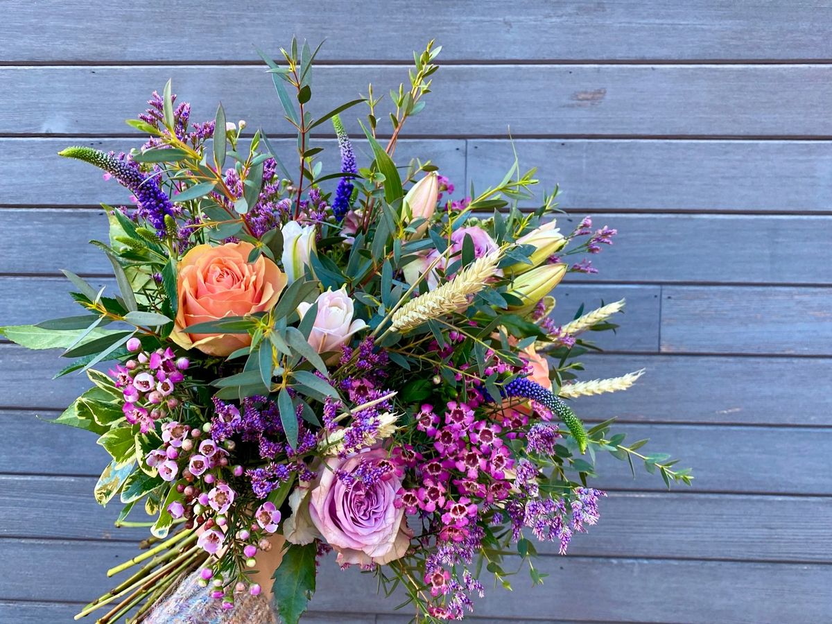 Happy Cow Hand Tied Bouquet: Large