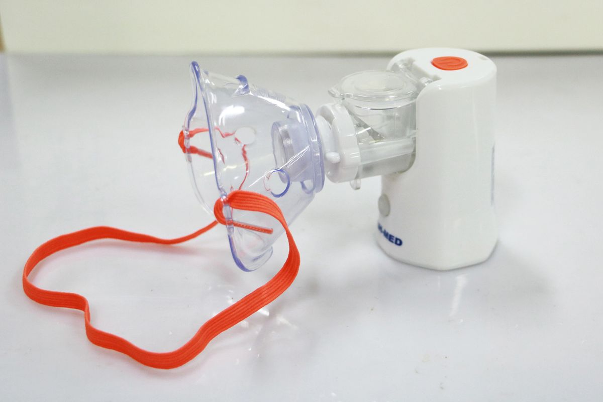 Portable Mesh Nebulizer, Handheld Vibrating Inhaler for Breathing ...