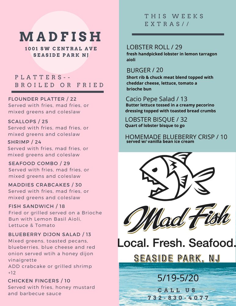 Mad Fish Co - Seafood Restaurant, Local Seafood